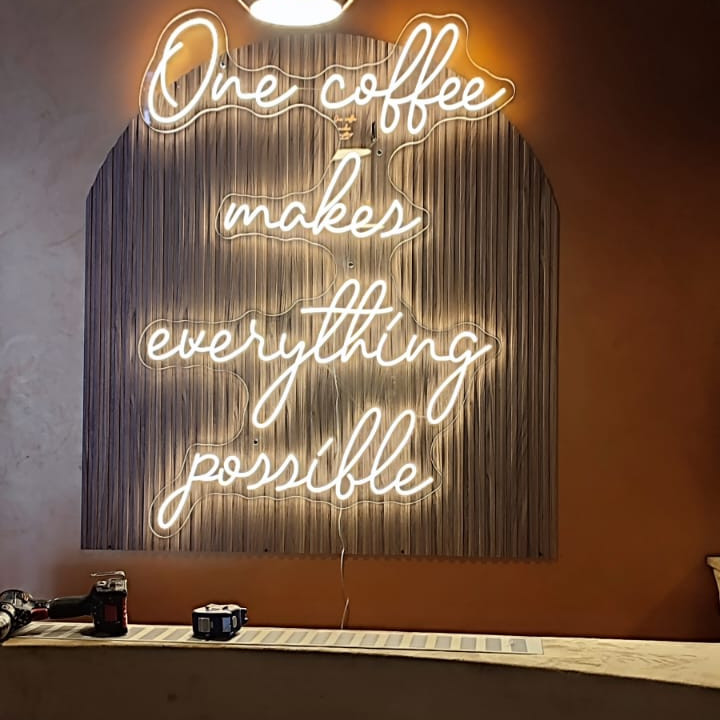 artLEDistic Proiect: One coffe makes everything possible - artLEDistic.com